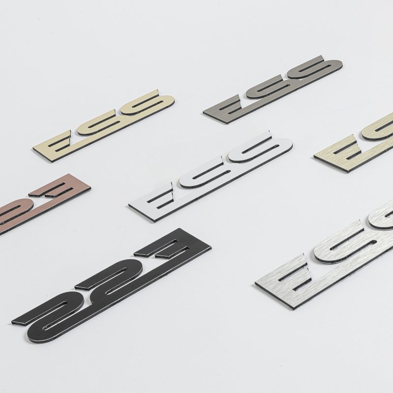 Brushed Aluminium Composite Flat Cut Letters - Elite Sign Solutions